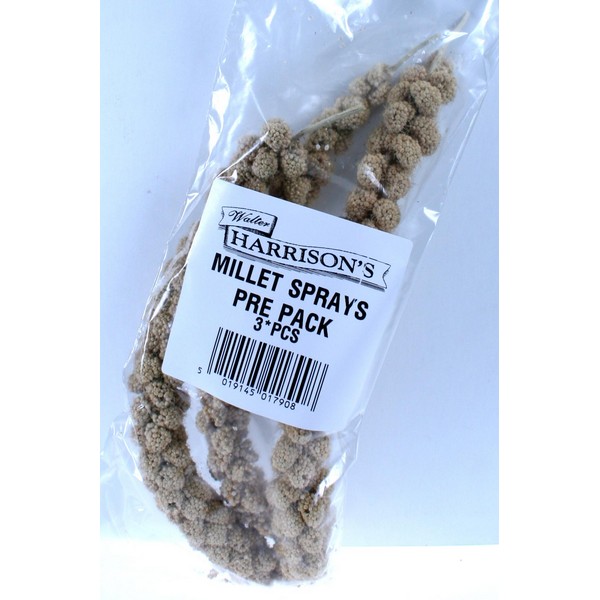 Harrisons Prepacked Millet Sprays – Pet Paradise – Pet accessories shop
