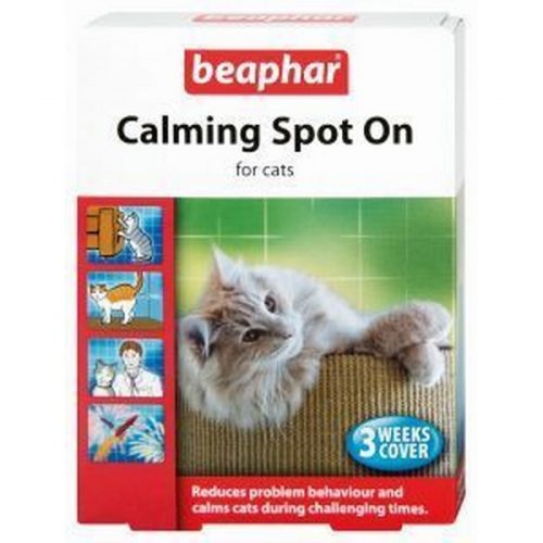 Beaphar Calming Spot On Cat 3 Vials – Pet Paradise – Pet accessories shop
